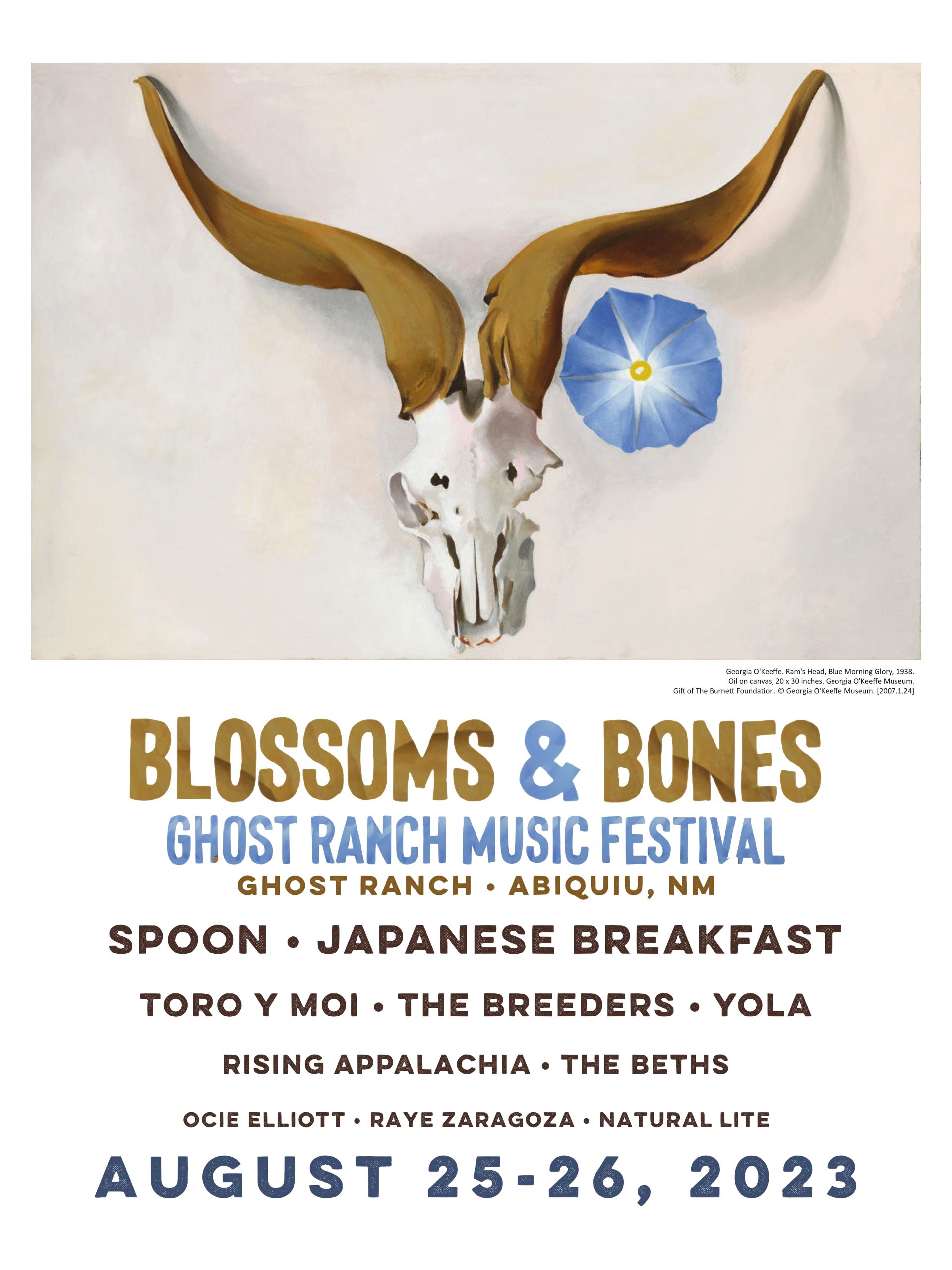 Ghost Ranch Music Festival - Blossoms & Bones - August 25 & 26